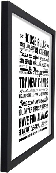 Poster Hub House Rules White Art Decor – Cash Converters