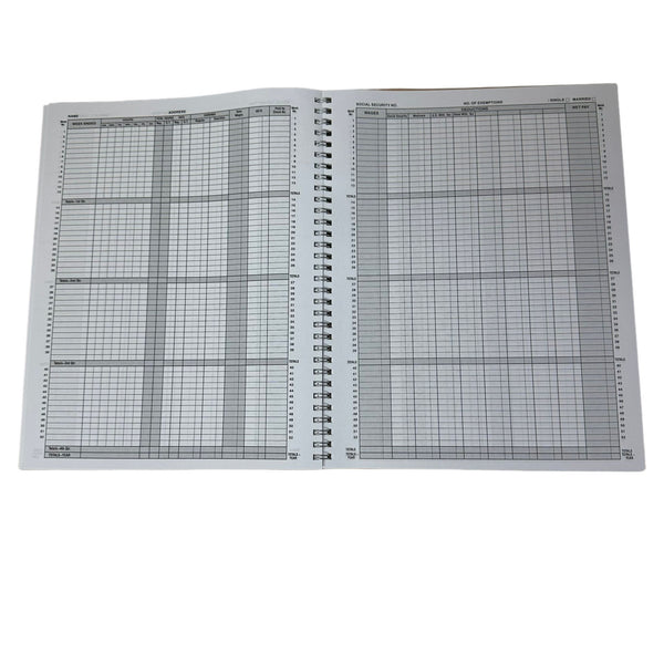 Dome 612 Bookkeeping Record, Tan Vinyl Cover, 128 Pages, 8 1/2 x 11 Pa ...