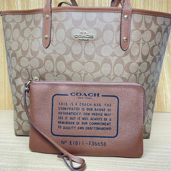 COACH Lady Tote Bag With Pouch – Cash Converters