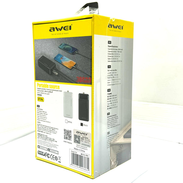 Awei P7K High Capacity Powerbank 30000mAh (Brand New) – Cash Converters