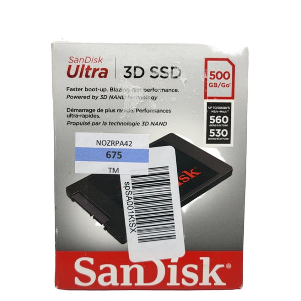 SanDisk Ultra 3D SSD 500GB SDSSDH3-500G-G25 – Cash Converters