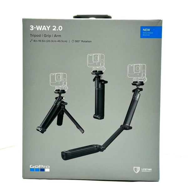 GoPro 3-Way 2.0 (GoPro Official Mount) 8in-19.5in (20.3cm-49.5cm ...